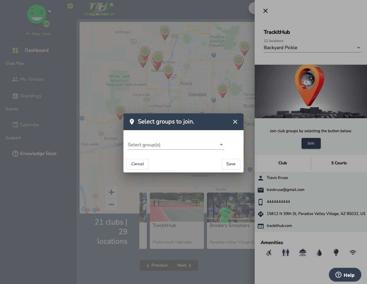 Join a Group – TrackitHub